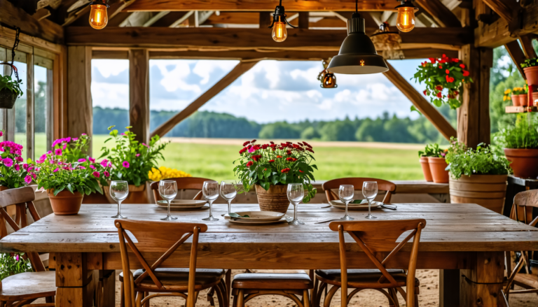 Discover the Charm of Farmhouse Tables - The Grumpy Owl